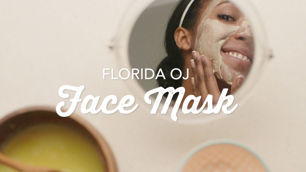 Florida Orange Juice Face Mask | Florida Orange Juice